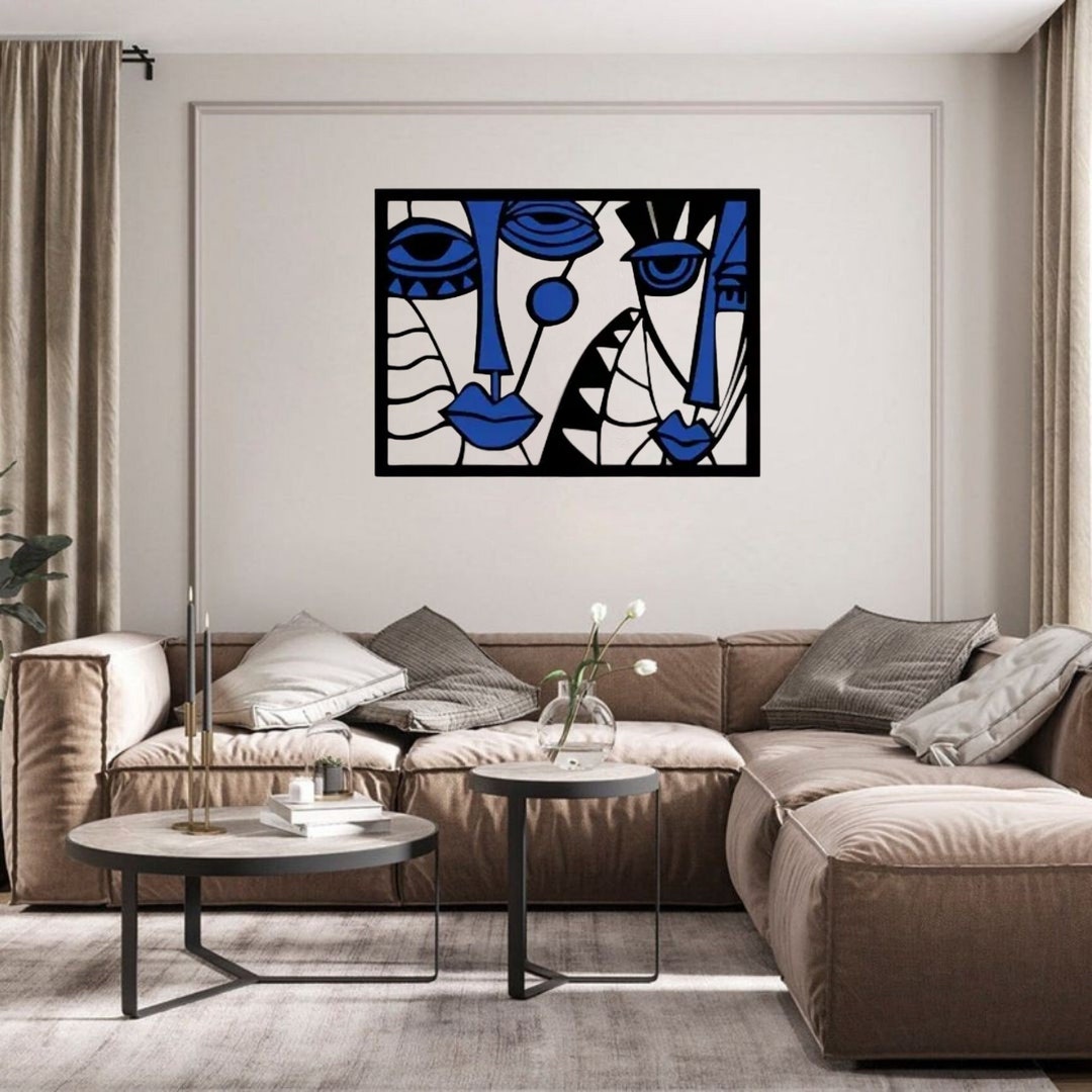 Colorful Picasso Decor, Pablo Picasso Wall Art, Metal Wall Art, Picasso ...