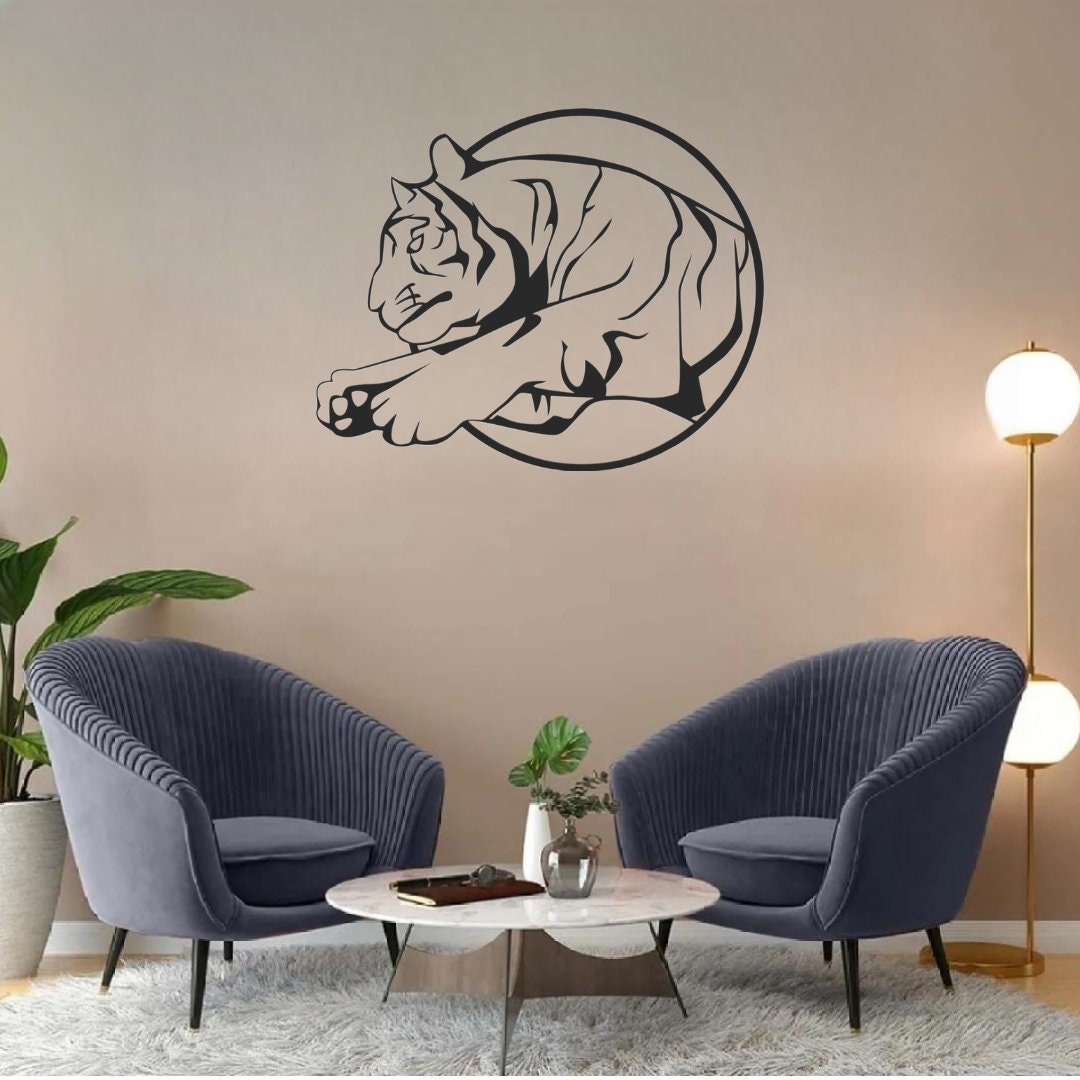 Tiger Head Metal Wall Art, Metal Tiger Wall Decor,metal Large Animal ...