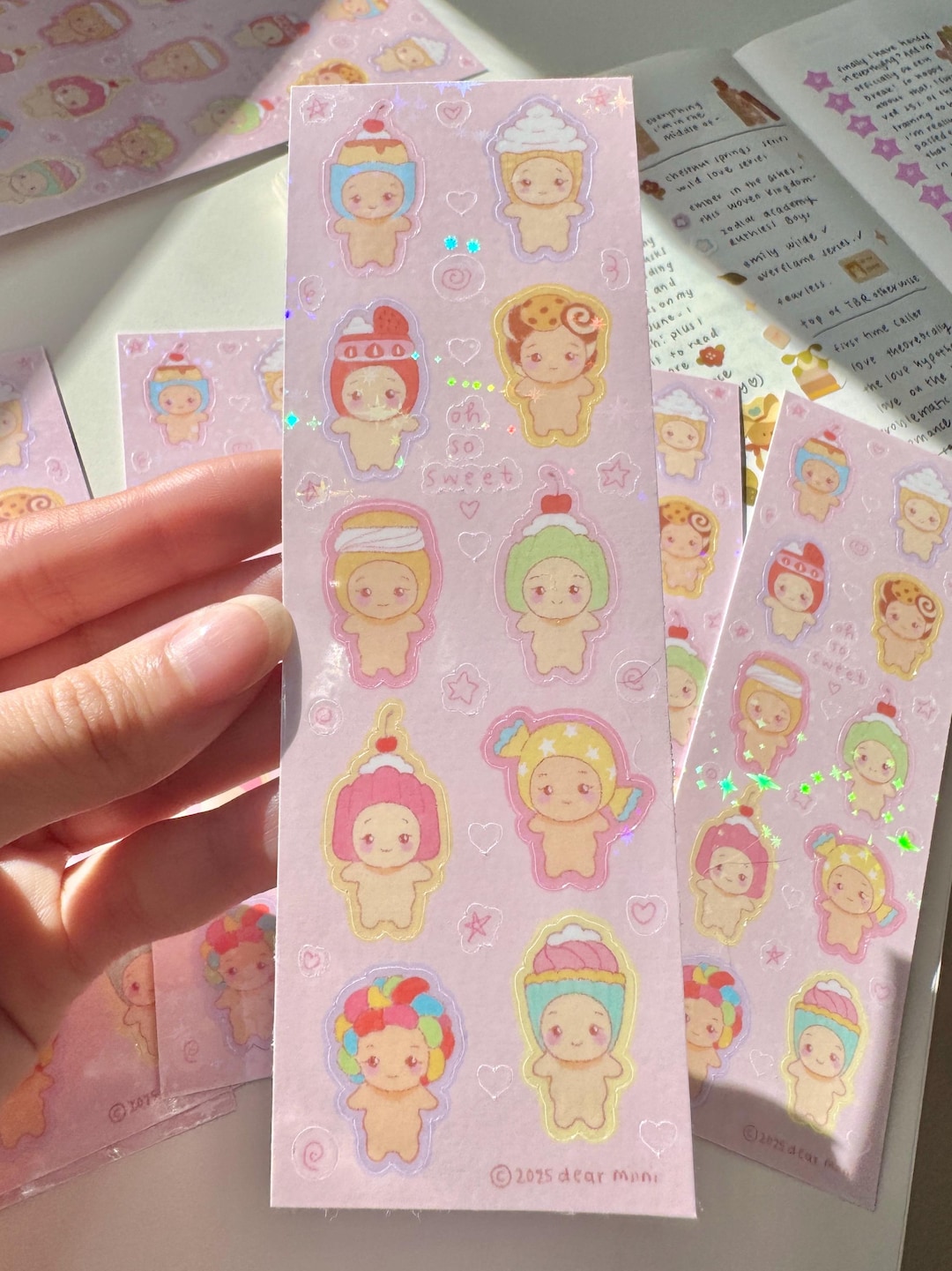 Dessert Sweets Trinket Stickers | Holographic Planner Decals, Deco ...