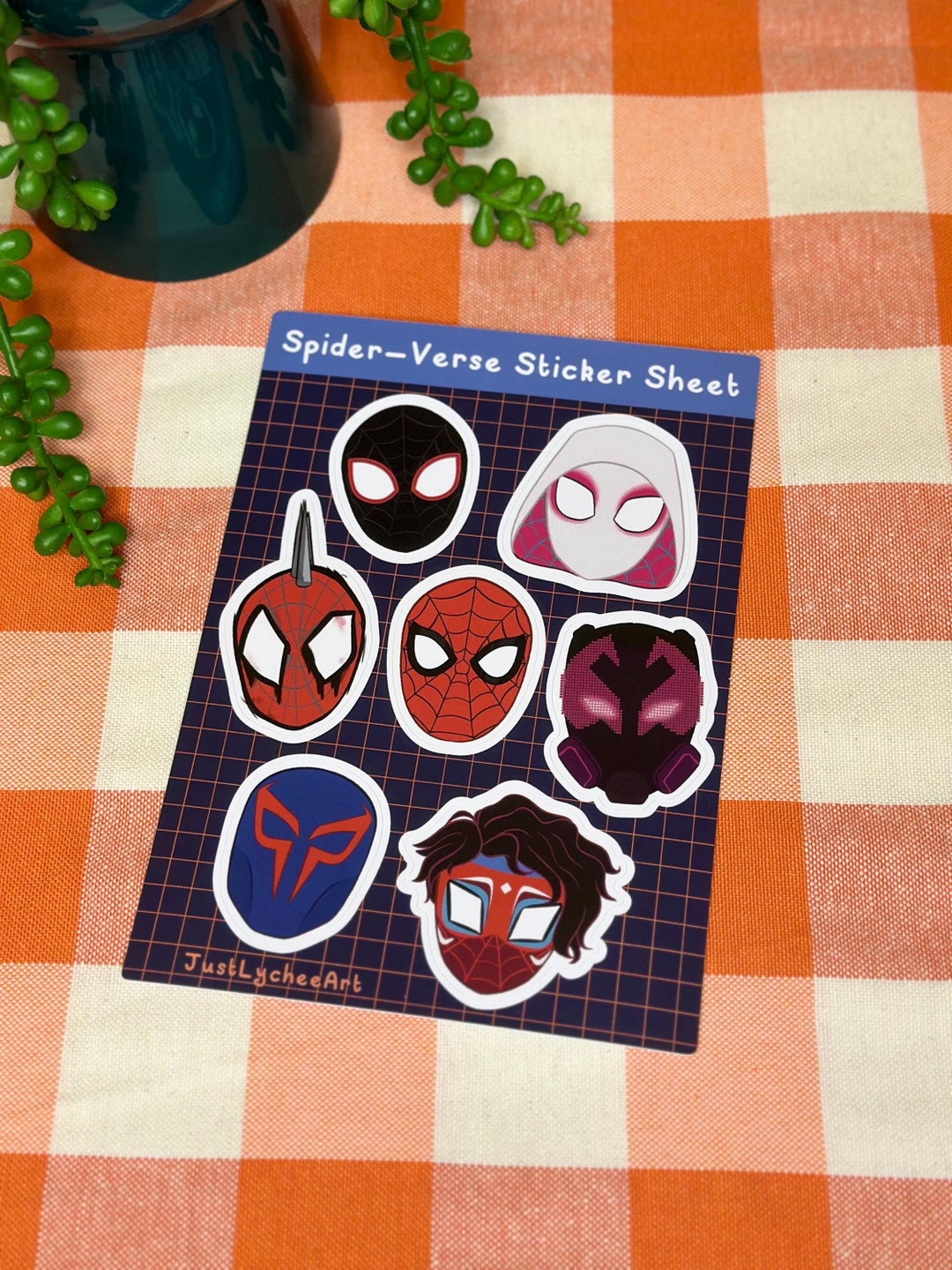 Spiderverse A6 Sticker Sheet - Etsy