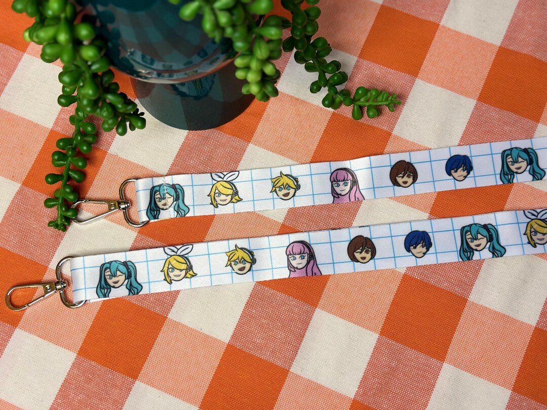 Vocaloid Themed Adjustable Lanyard + Accessories - Etsy