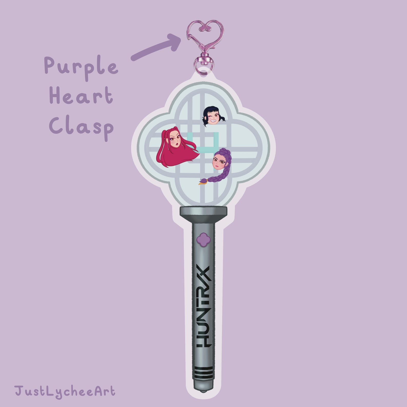 Preorder! K-pop Demon Hunters Huntrix Shaker Keychain - Etsy