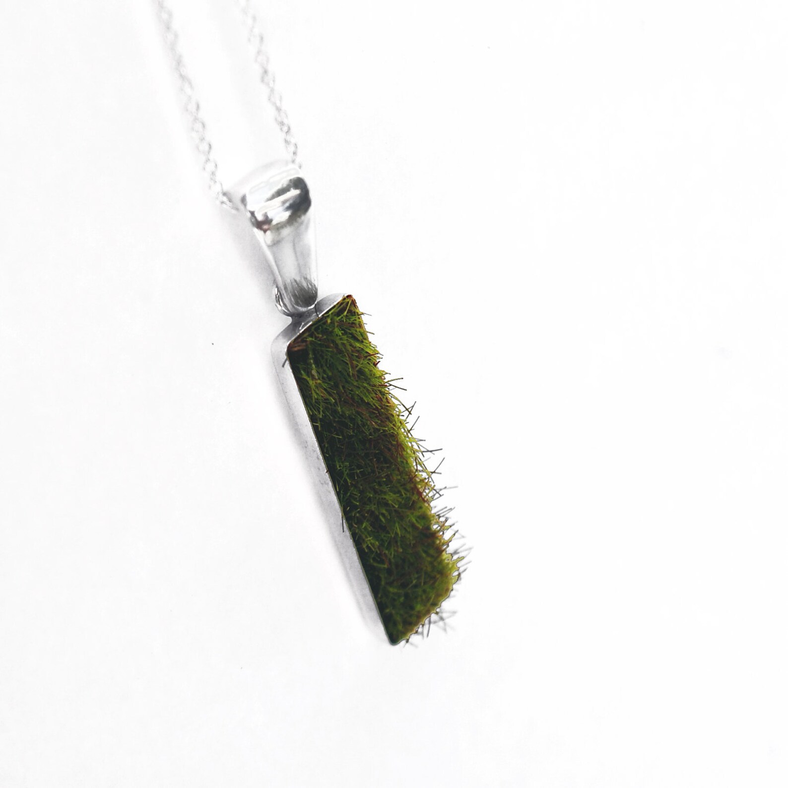 Gather Moss Pendant, Vertical - Etsy