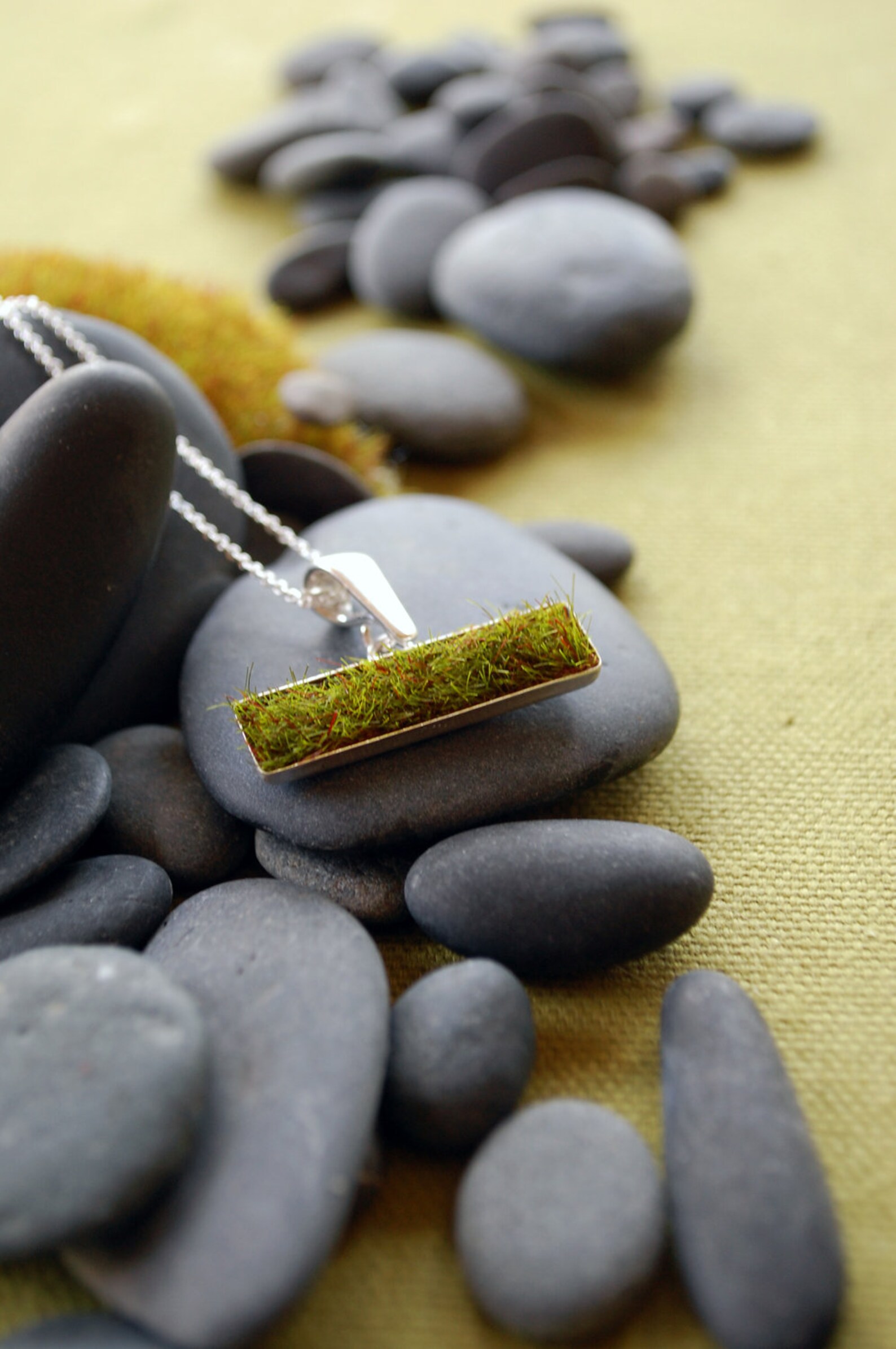 Gather Moss Pendant, Horizontal - Etsy