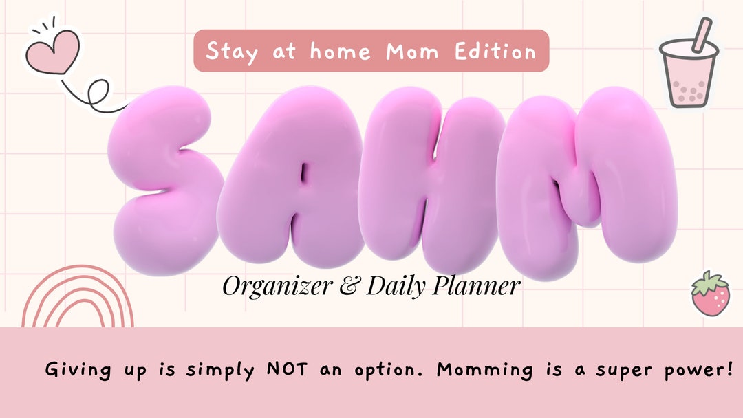 SAHM Planner - Etsy Australia