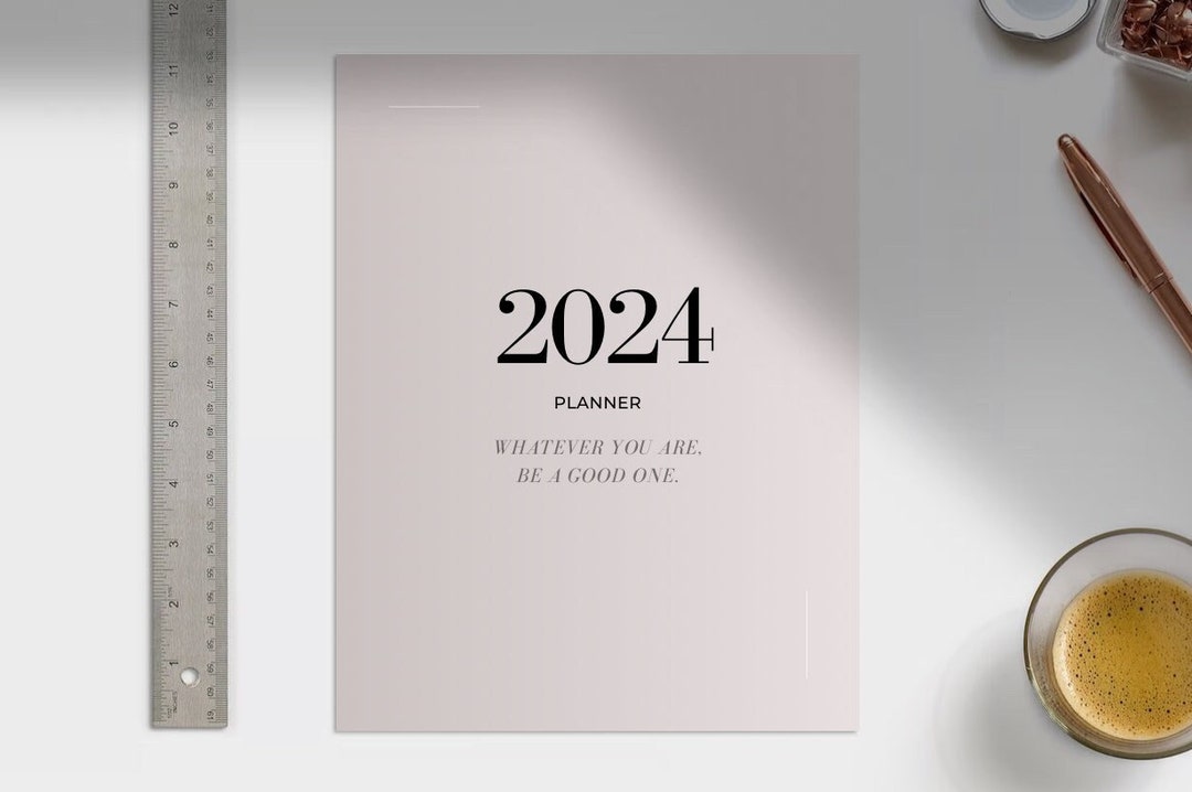Minimalists 2024 Planner - Etsy