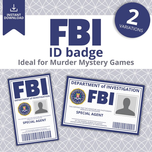 Prop Id Badge - Etsy