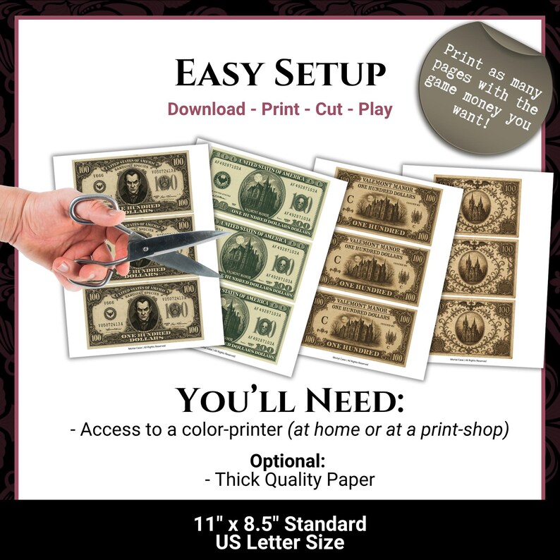 Hundred Dollar Bill Play Money, Party Prop 100 Dollars Bills, Fun Fake ...