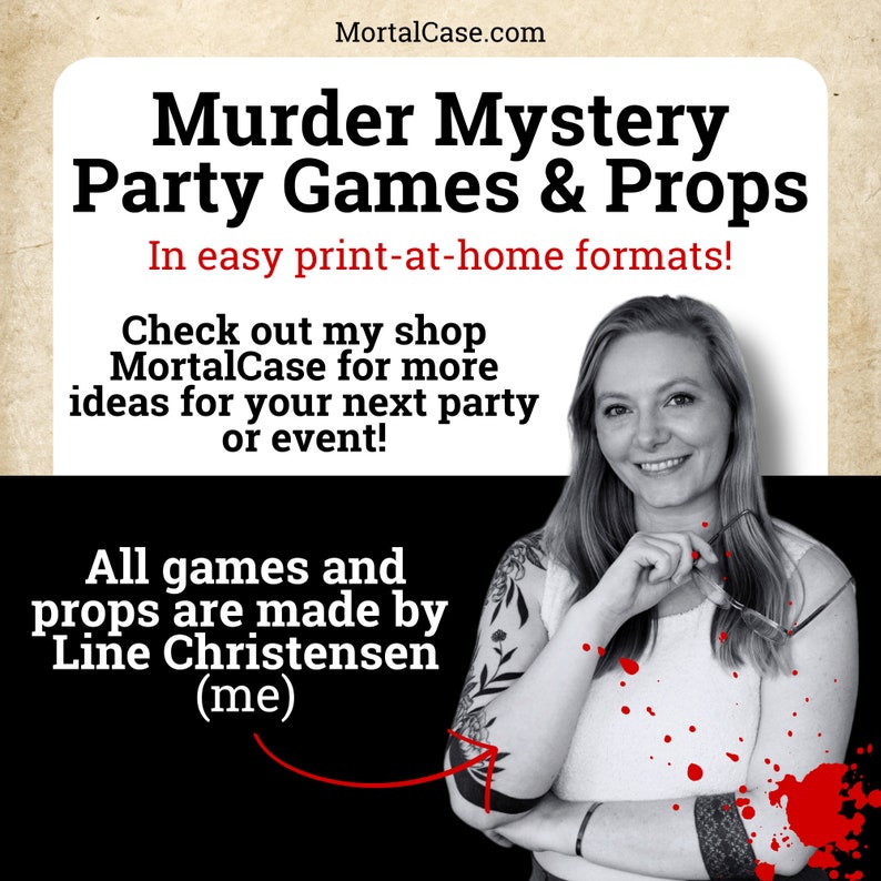 Printable Detective Notebook for Murder Mystery Game, Gift Bag Journal ...