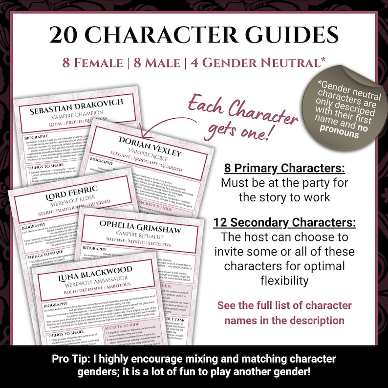 8-20 Player Murder Mystery Game for Adults, Halloween Monster Murder ...