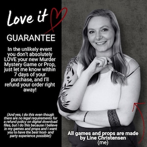 Evidence Chain of Custody Template for Murder Mystery Game, Police ...