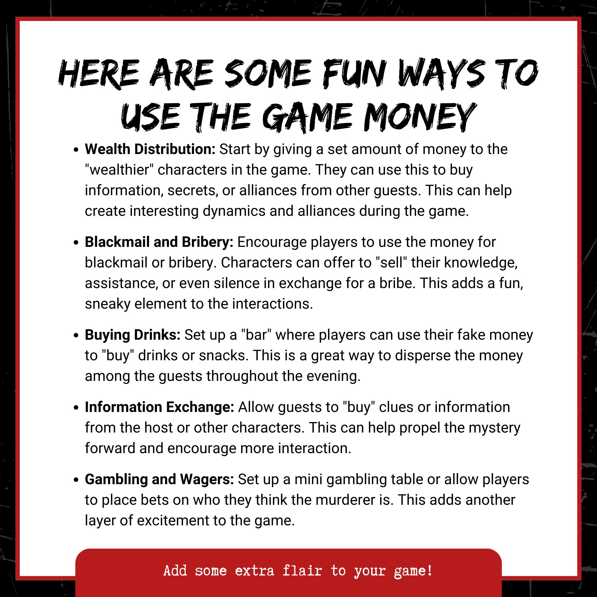 Hundred Dollar Bill, Play Game Money, Party Prop 100 Dollars Bills, Fun ...