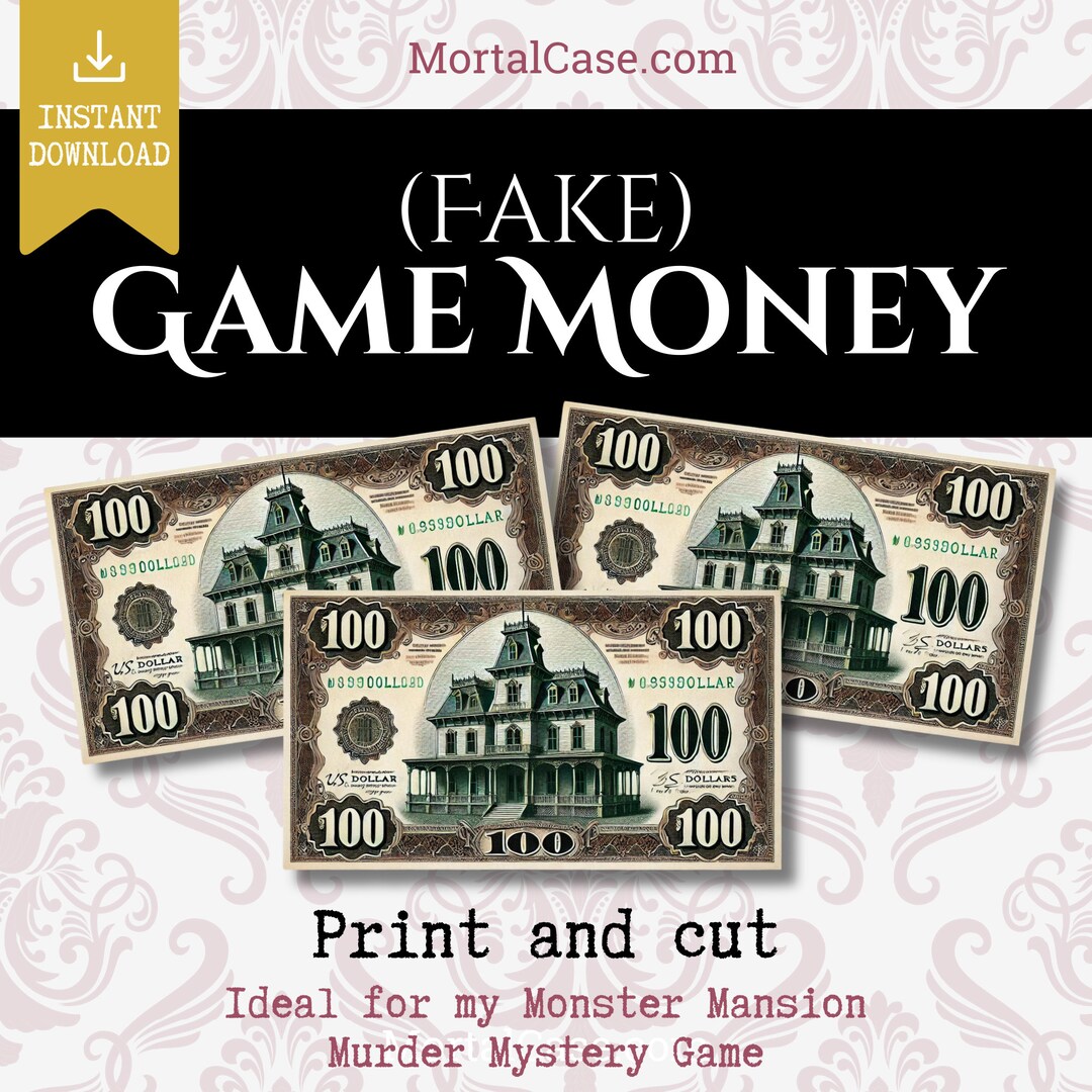 Hundred Dollar Bill Play Money, Party Prop 100 Dollars Bills, Fun Fake ...