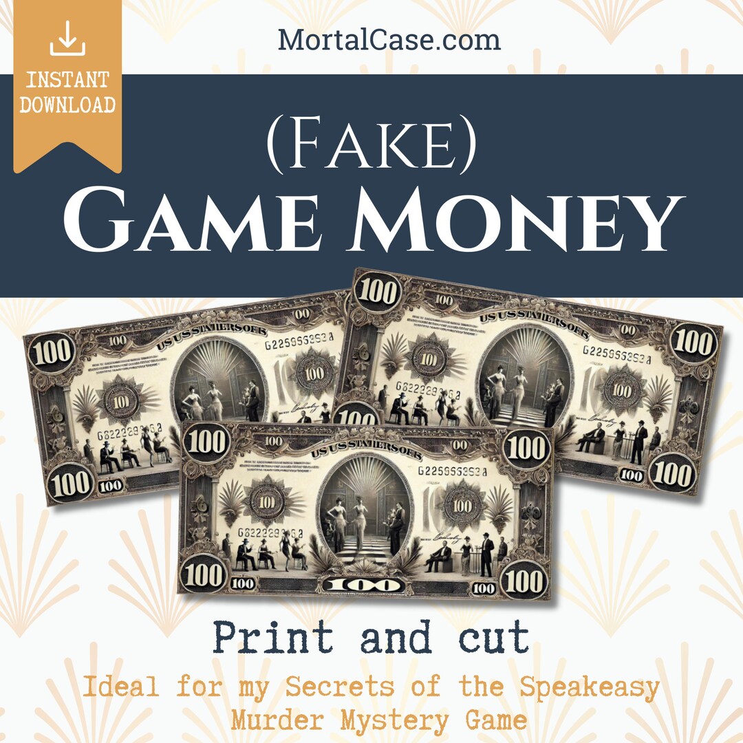 Hundred Dollar Bill Play Money, Party Prop 100 Dollars Bills, Fun Fake ...