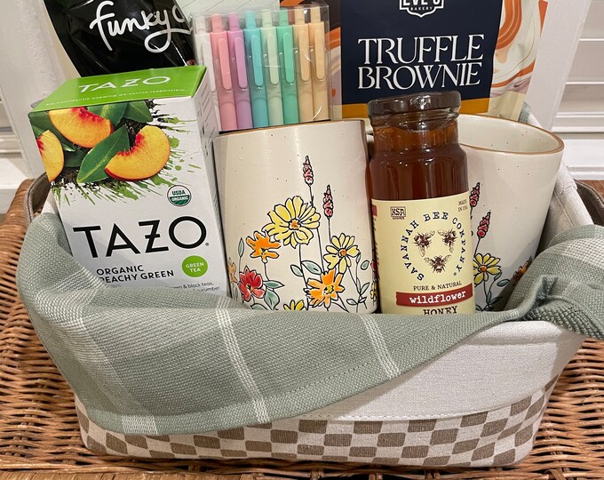 Tea Time Gift Basket - Etsy