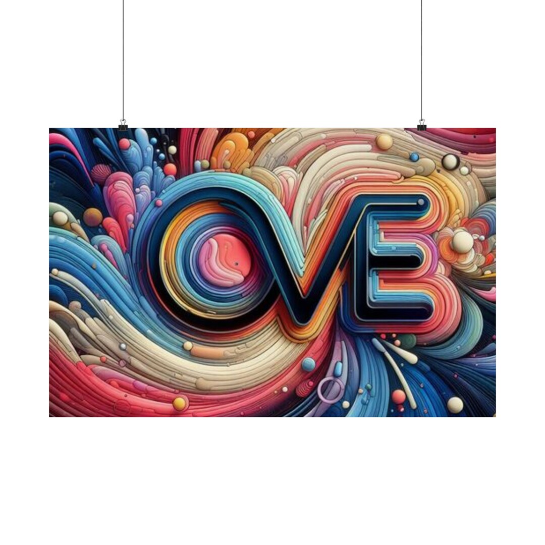 Love Themed Matte Horizontal Posters - Etsy