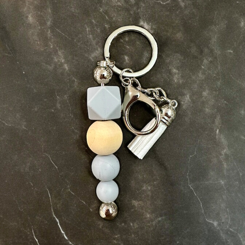 Sensory Key Chains- Fidget Toy- Assorted Pattern- Silicone Beads - Etsy