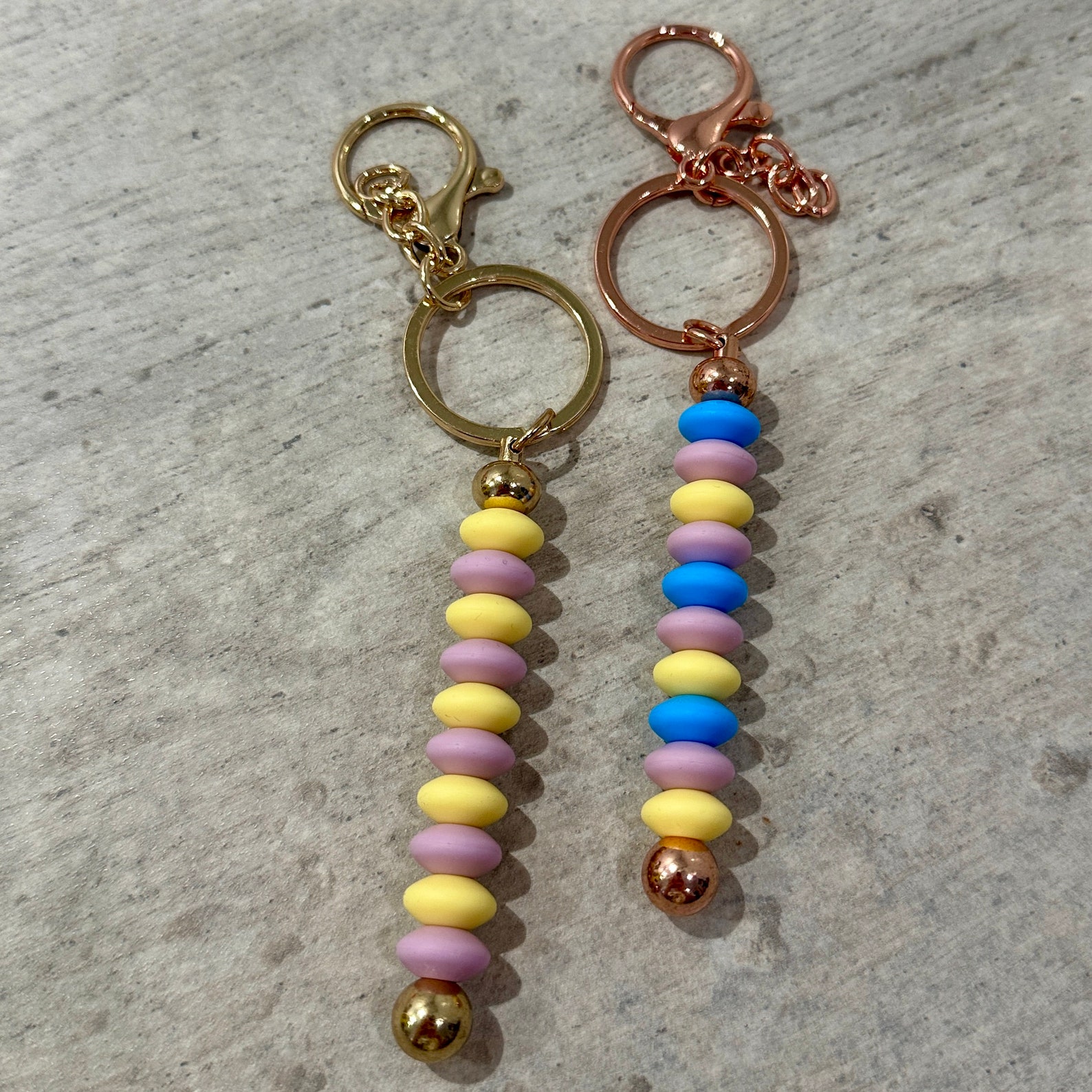 Silicone Bead Keychains- Simple & Stylish Design - Etsy UK