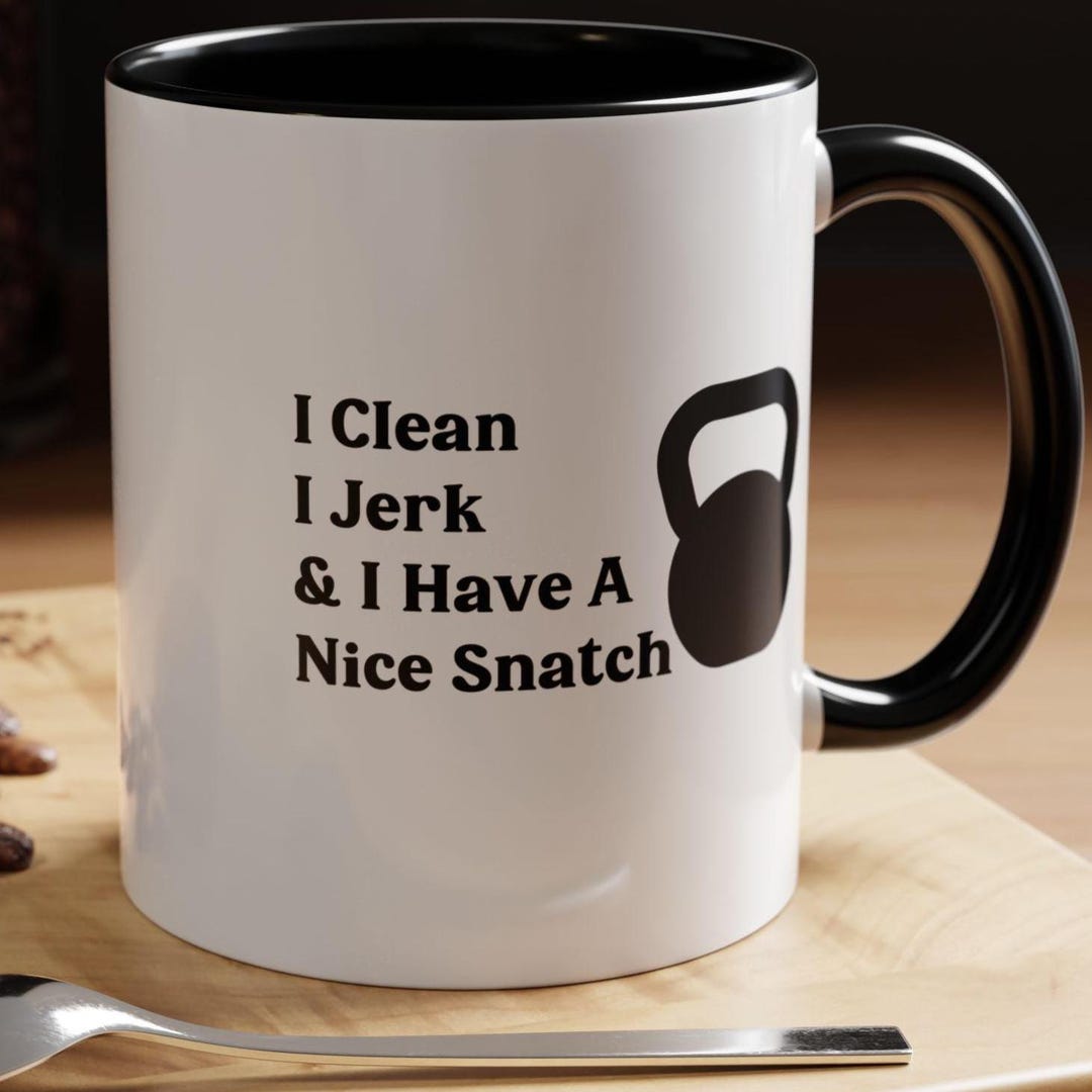 Funny Weightlifting Coffee Mug: Kettlebell Gym Workout Gift - Etsy