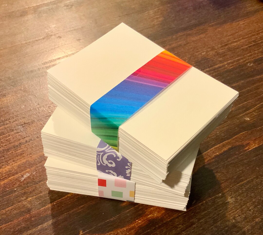 50 Count Blank Aceos, ATC Artist Trading Cards Watercolor Cardstock ...