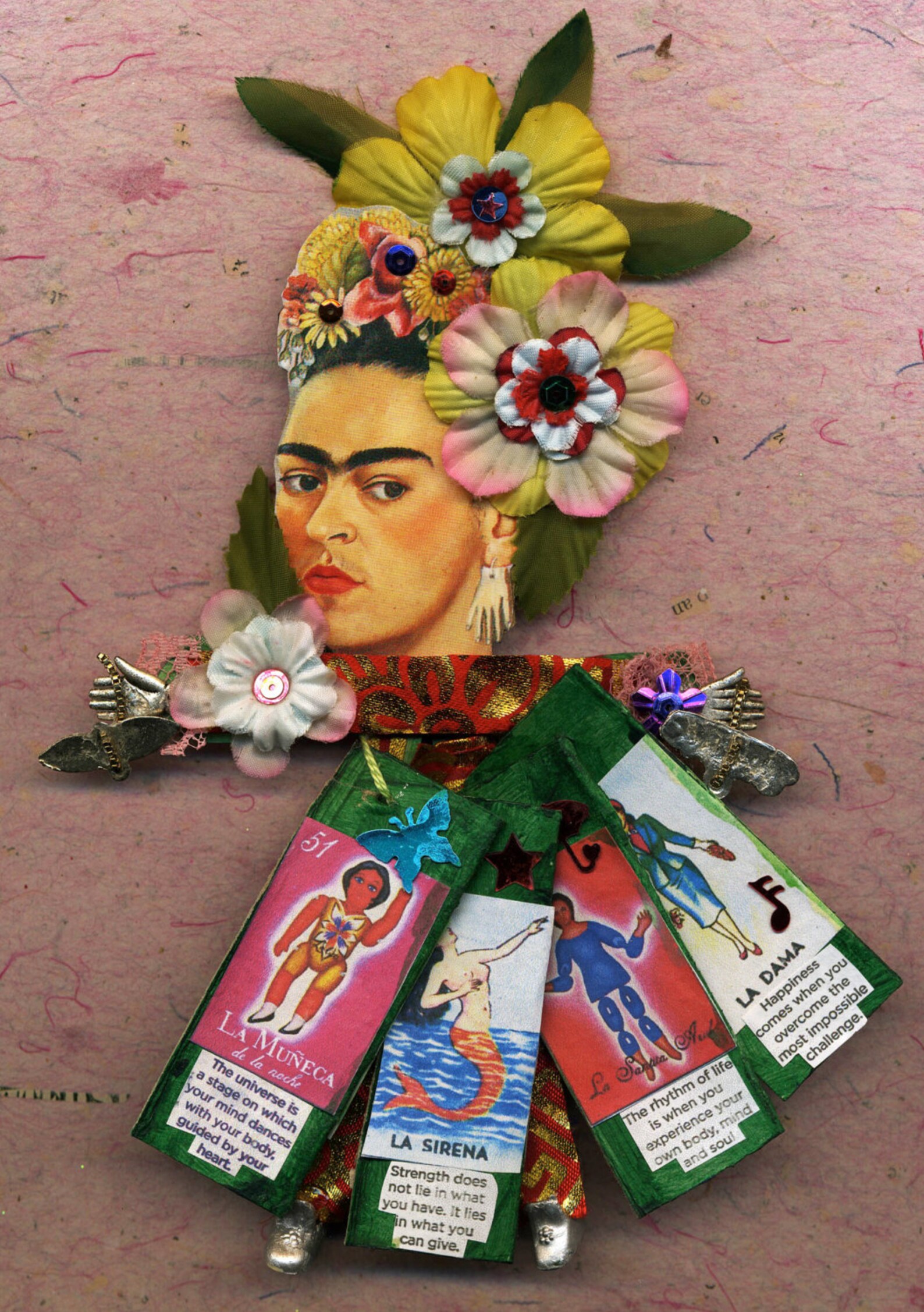 Diva, Doll/book Representing Frida Kahlo, Loteria Cards as Pages, Doll ...