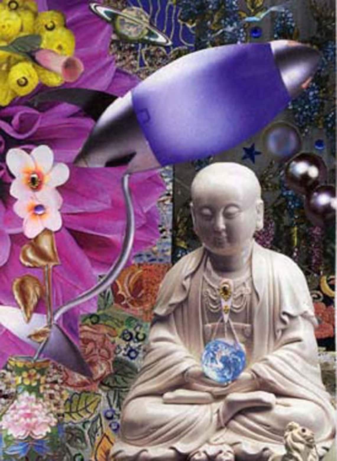 5 Religious Greeting Cards, Christ, God, Buddha, Surreal Visions, Faith ...