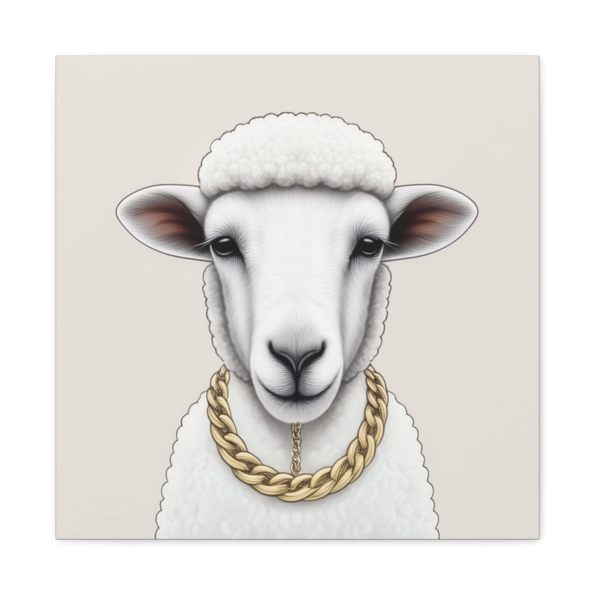 Sheep With Cuban Chain - Etsy