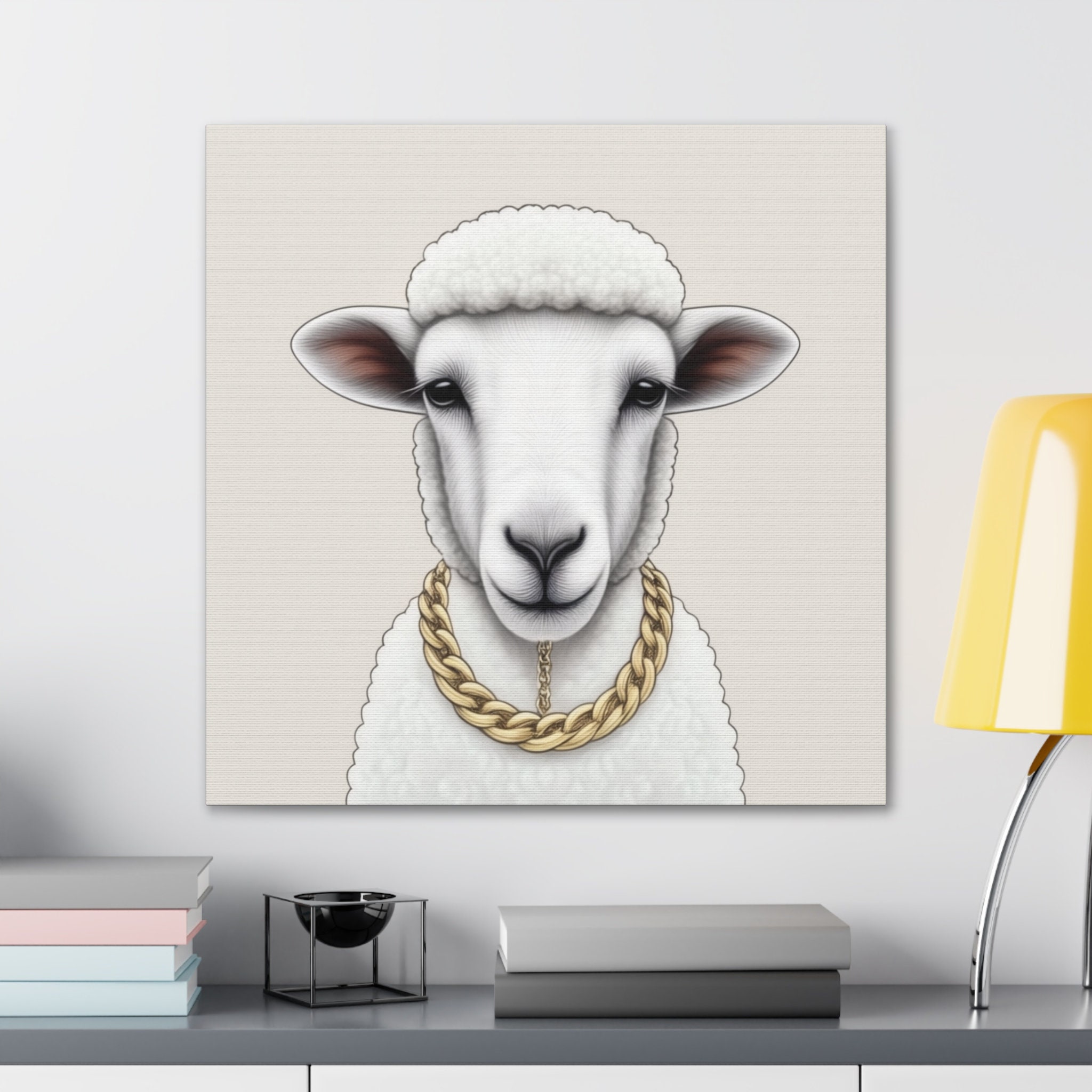 Sheep With Cuban Chain - Etsy