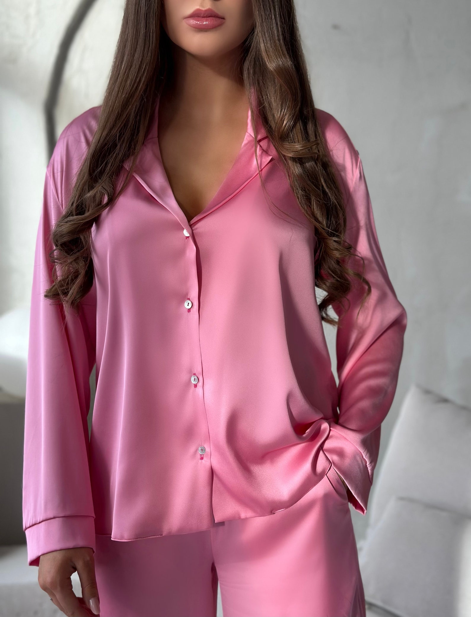 Silk Pyjama Lounge Set With Shorts - Etsy