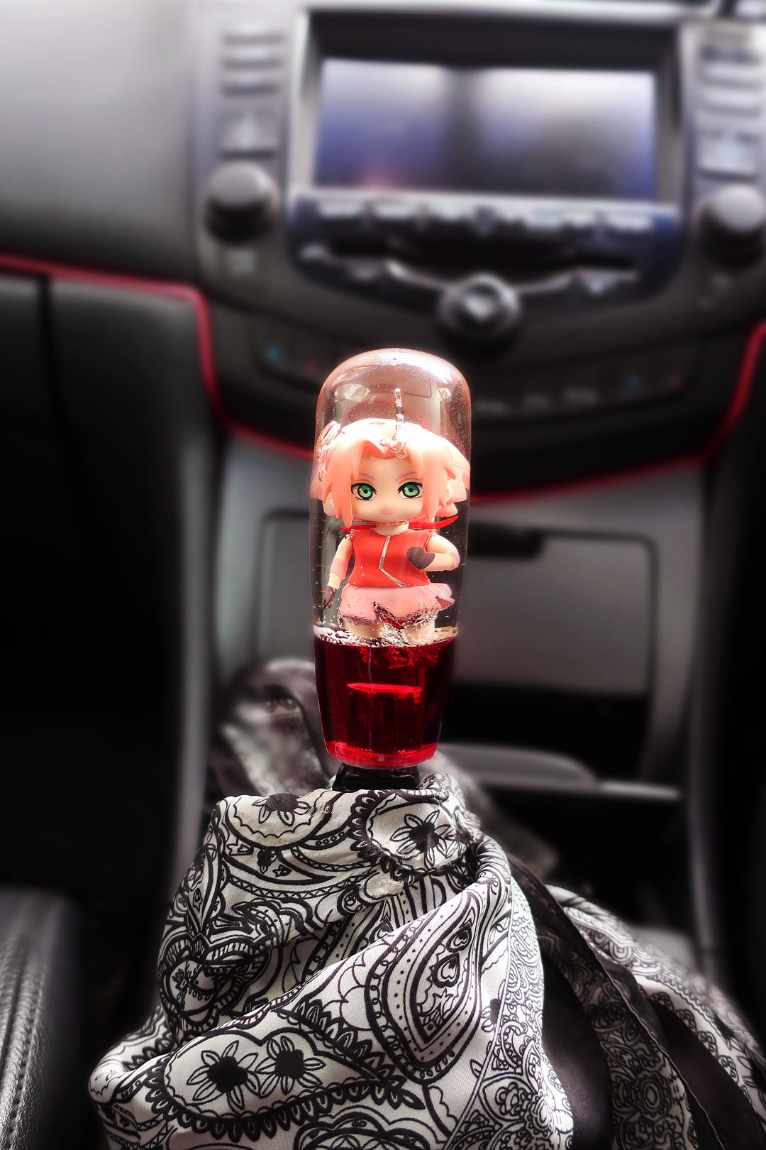 Custom Sakura Car Shift Knob / Automobile Resin Ornament / Custom Name ...