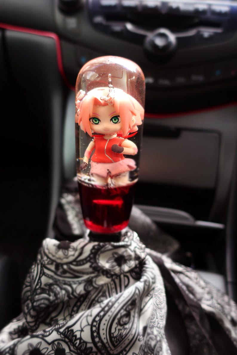 Custom Sakura Car Shift Knob / Automobile Resin Ornament / Custom Name ...