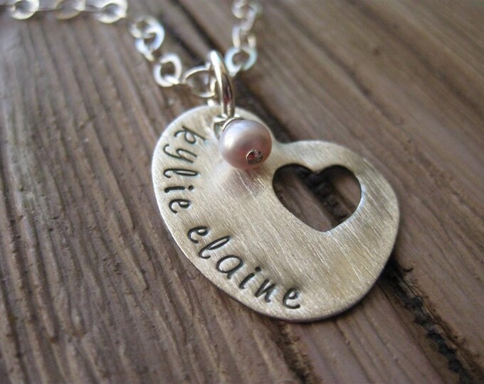Hand Stamped Memorial Pendant Missing Piece of My Heart - Etsy