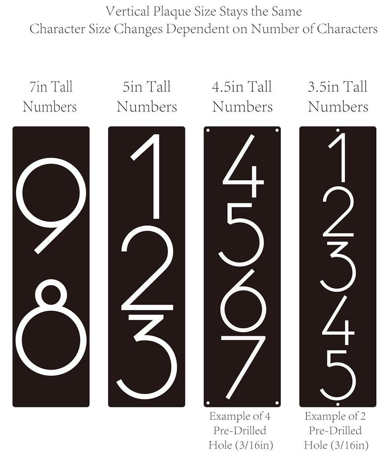 Yard Address Sign, House Number Sign With Stake, Yard Address Sign ...