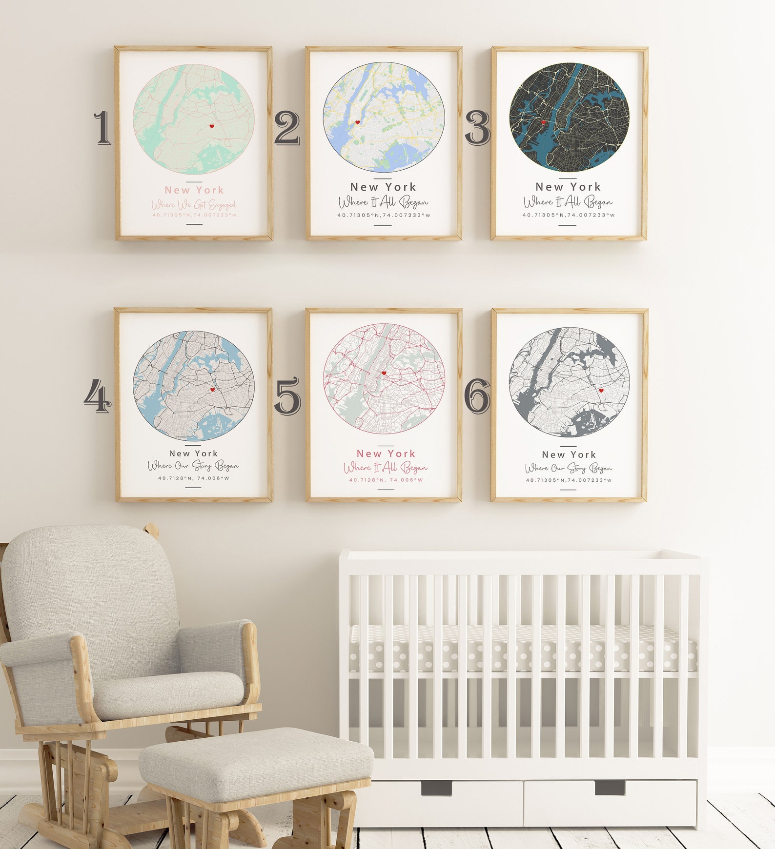 Custom Map Print, Custom City Map, Personalized Print, Travel Map Gift ...