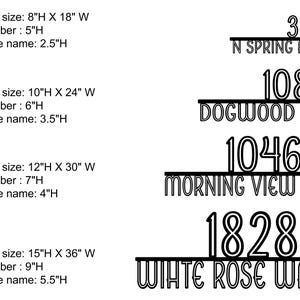 Modern House Numbers Sign Floating Address Plaque, Yard Address Sign ...