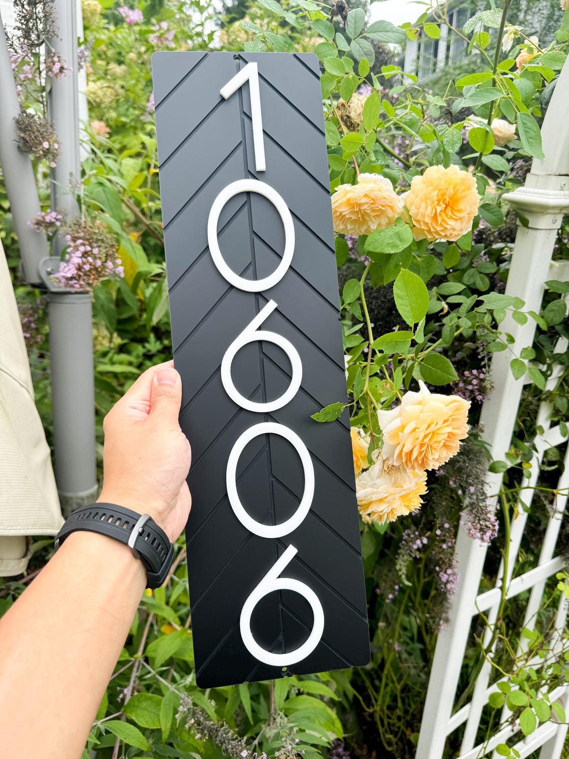 Yard Address Sign, House Number Sign With Stake, Yard Address Sign ...