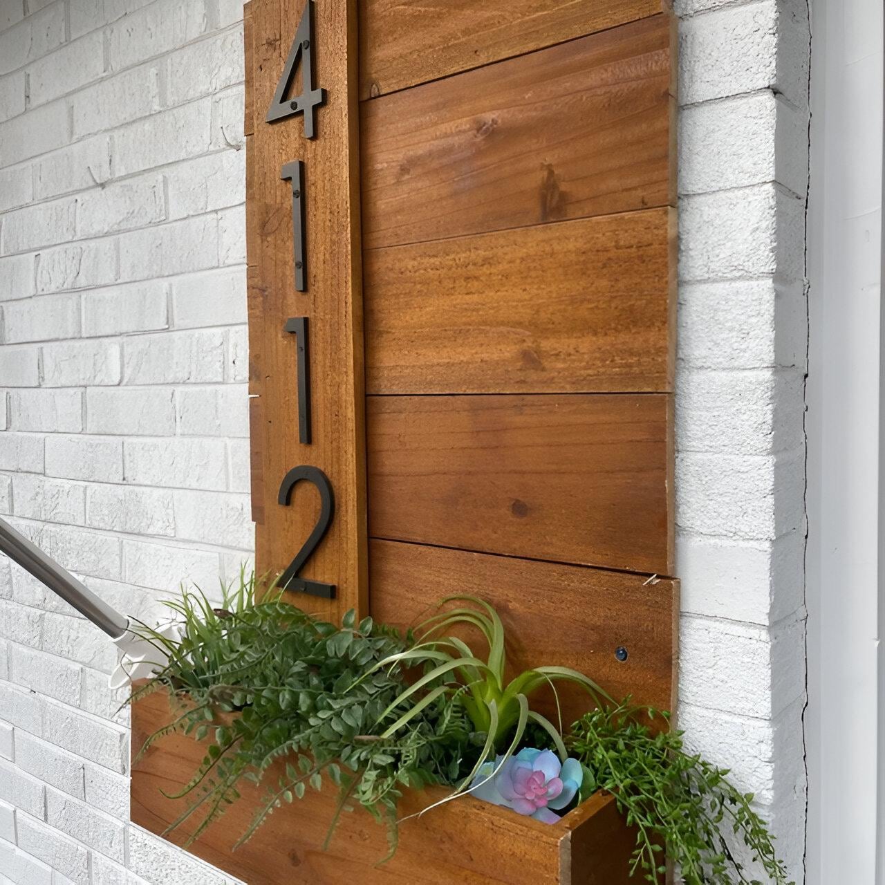 5 Inch Modern House Numbers and Letters Modern House Numbers, Number ...