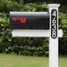Modern House Numbers - Address Sign Vertical Plaque, Yard Address Sign ...