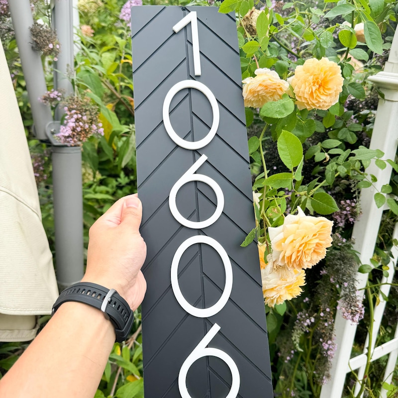 House Number Yard Sign - Etsy