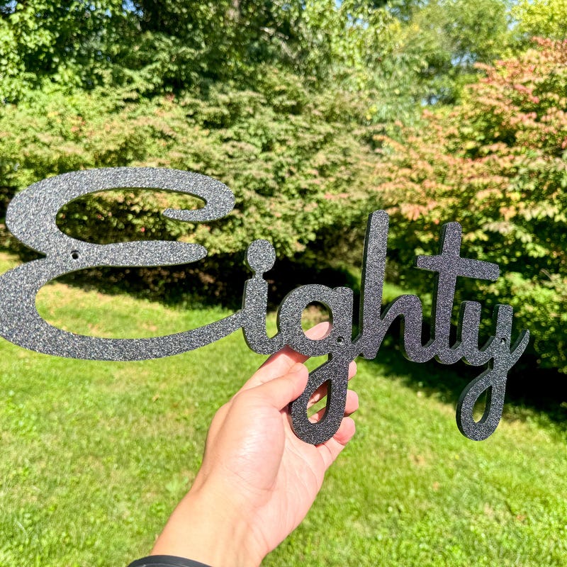 Cursive House Numbers - Etsy