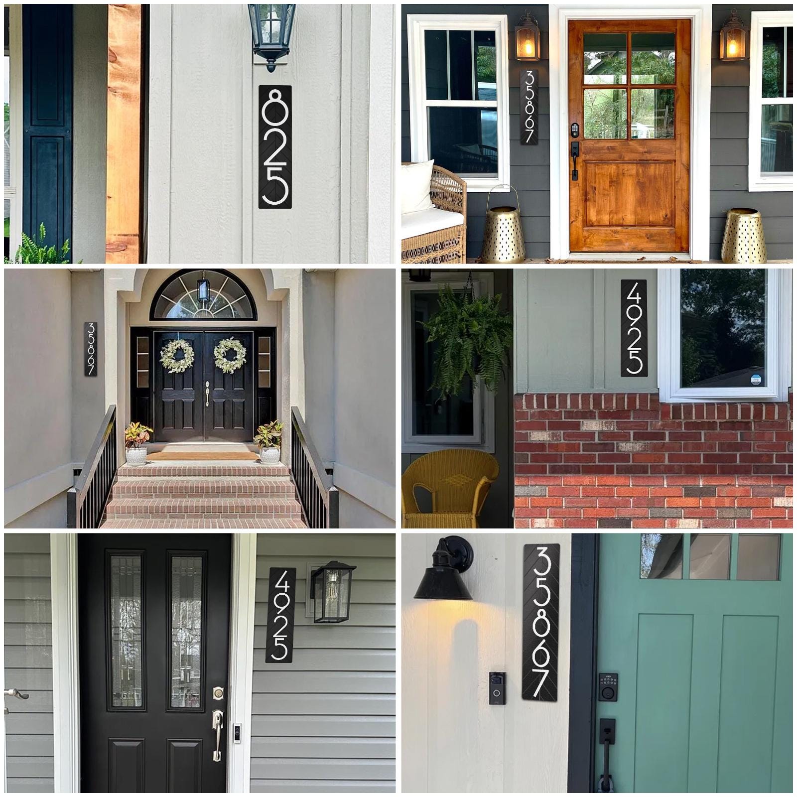 Yard Address Sign, House Number Sign With Stake, Yard Address Sign ...