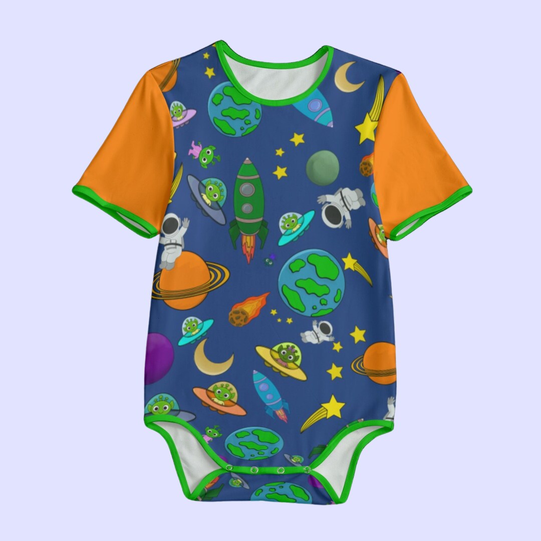 Outer Space Print Onesie - Etsy