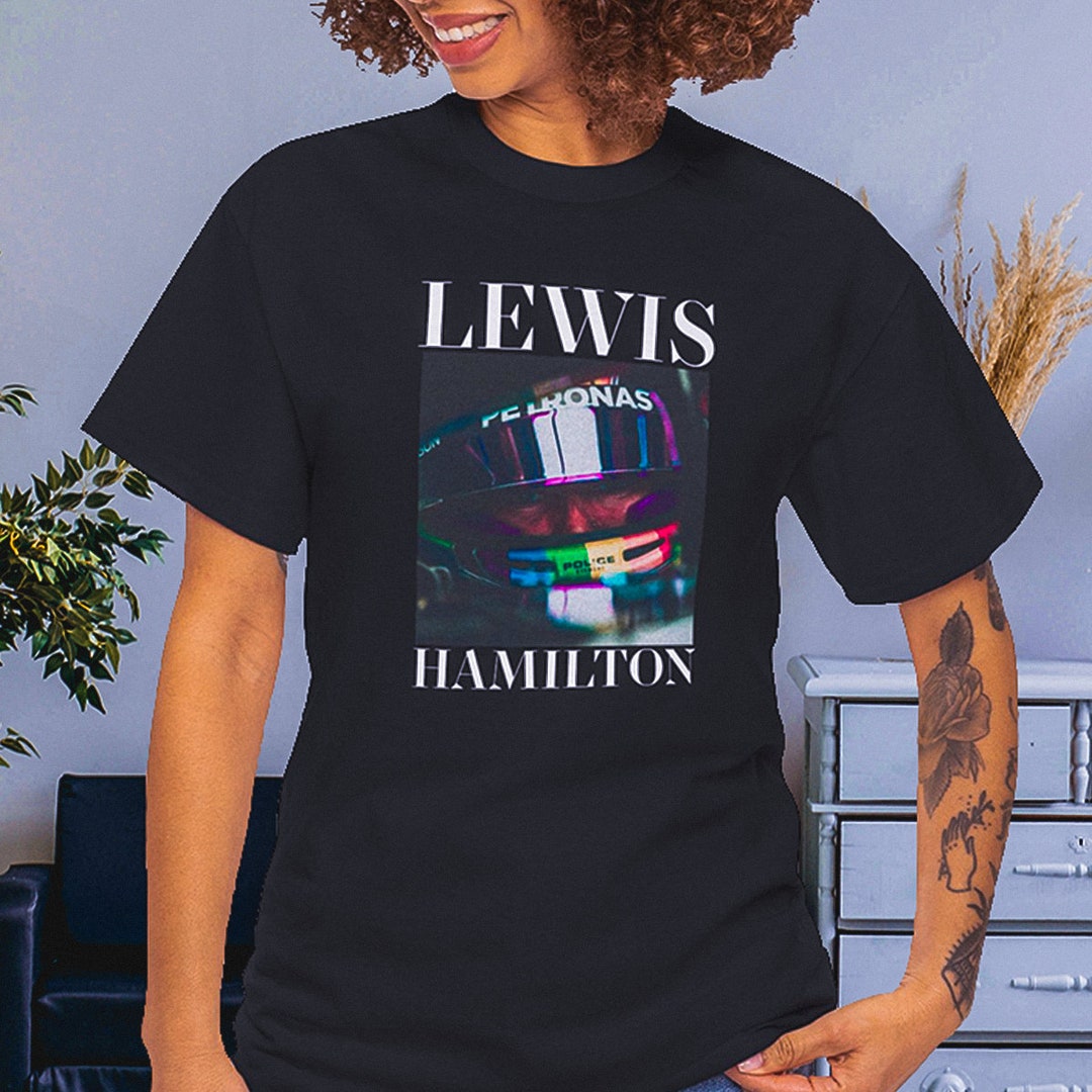 UNISEX Lewis Hamilton T-shirt, Vintage Lewis Hamilton Print Shirt, F1 ...