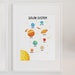 Solar System Print Solar System Printable Learning Planets Solar System ...
