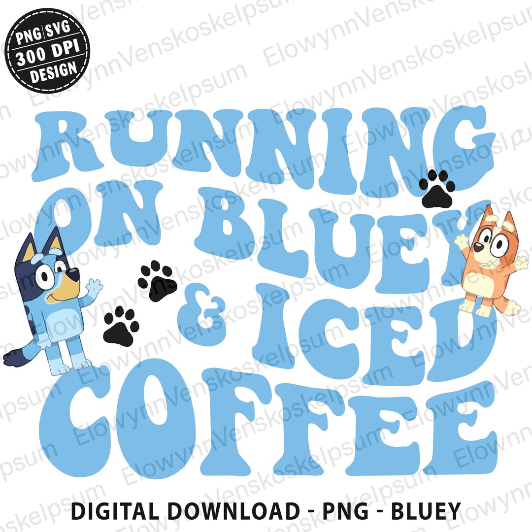 Running on Bluey Png, Bluey Friends Png, Bluey Bingo Png, Running on ...