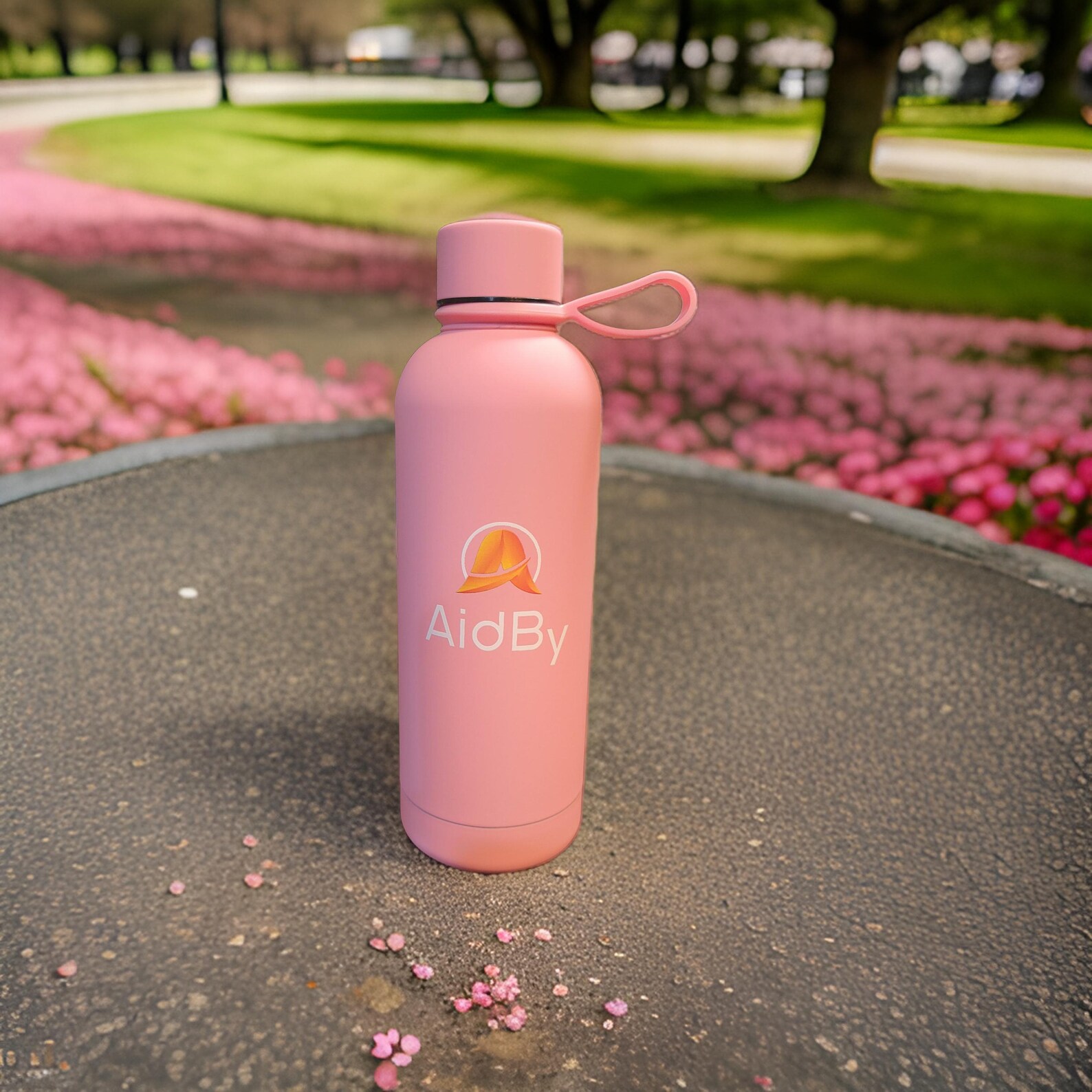 Water Bottle With Strap Stainless Steel, Double Walled, Vacuum ...