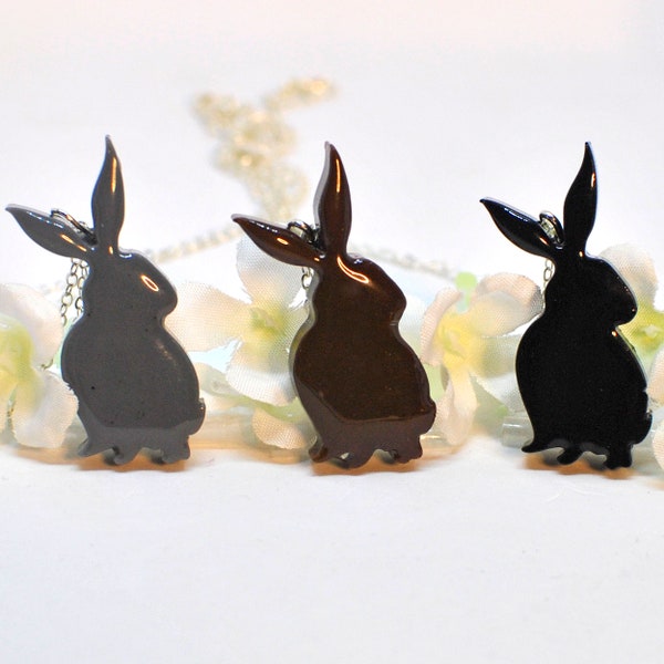 Bunny Necklace - Etsy