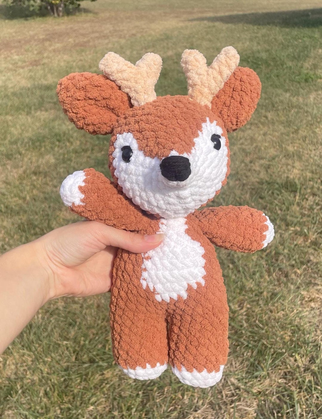 Crocheted Deer and Buck Plushie | Cute | Amigurumi | Gift - Etsy