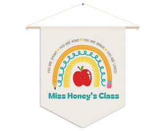 Personalized Teacher Door Sign Classroom Door Hanger Teachers ...