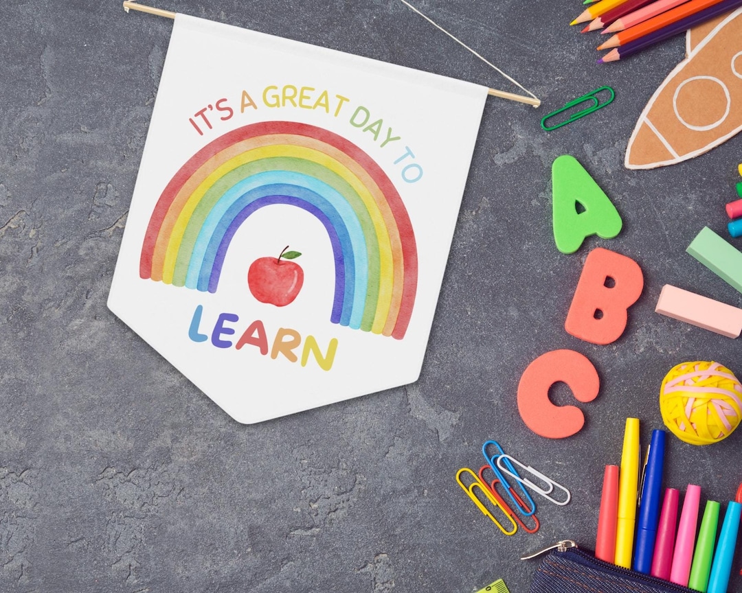 Rainbow Classroom Decor Classroom Affirmations Teacher Gift Homeschool ...